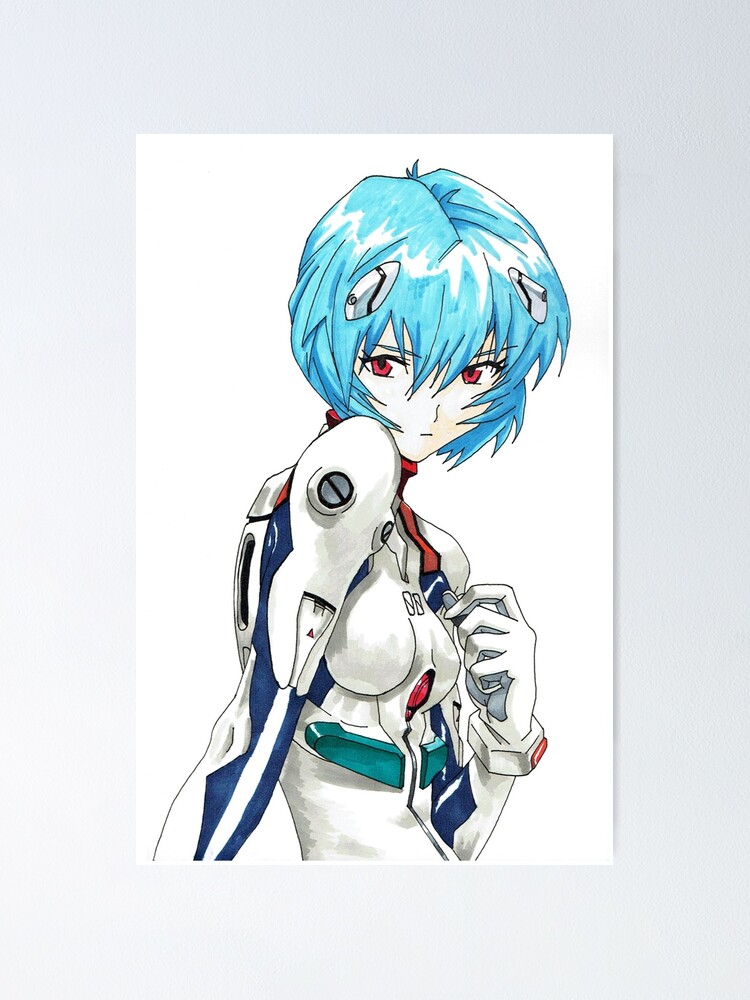 "Rei Ayanami" Poster by argenistrejo | Redbubble