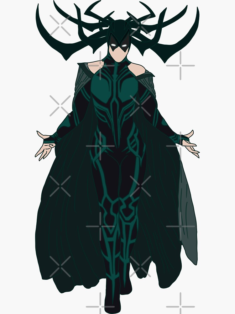 "Hela " Sticker for Sale by ohgeezokay | Redbubble