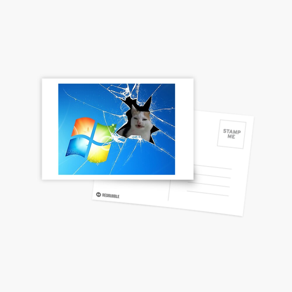 "Windows 7 Cat (Bigger)" Poster for Sale by MisterHP | Redbubble