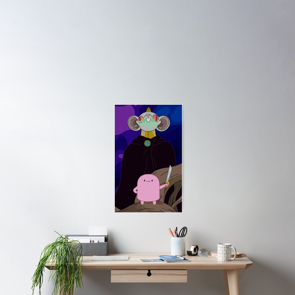 "Adventure Time Kent and the Rat King " Poster by Stikfigure16 | Redbubble