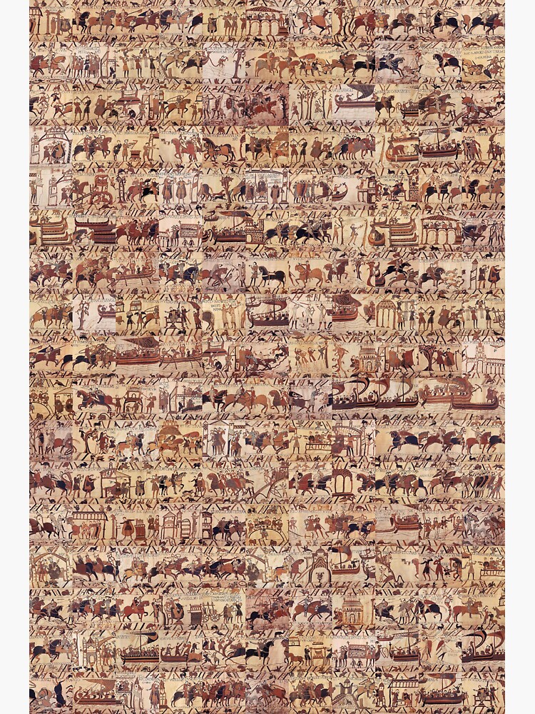 "Bayeux Tapestry" Sticker for Sale by Montage-Madness | Redbubble
