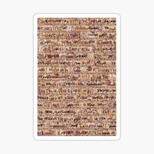 "Bayeux Tapestry" Sticker for Sale by Montage-Madness | Redbubble