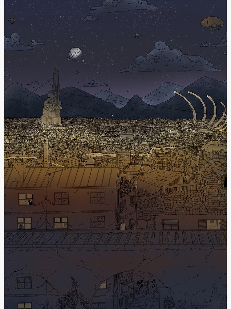 "New Crobuzon" Art Board Print for Sale by MartenMads | Redbubble