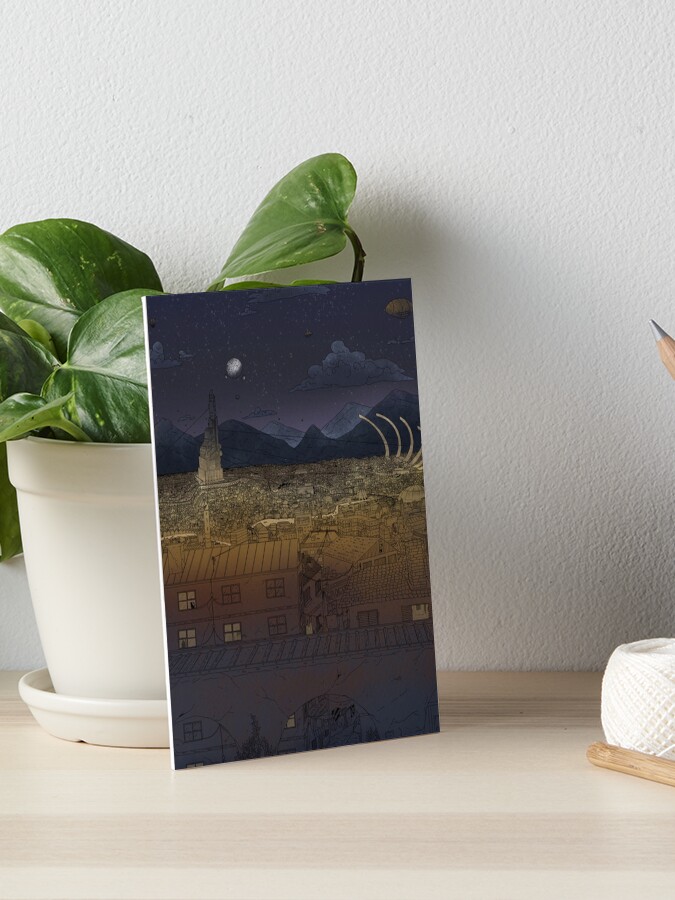 "New Crobuzon" Art Board Print for Sale by MartenMads | Redbubble