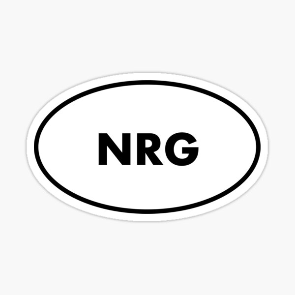 Nrg Stickers | Redbubble