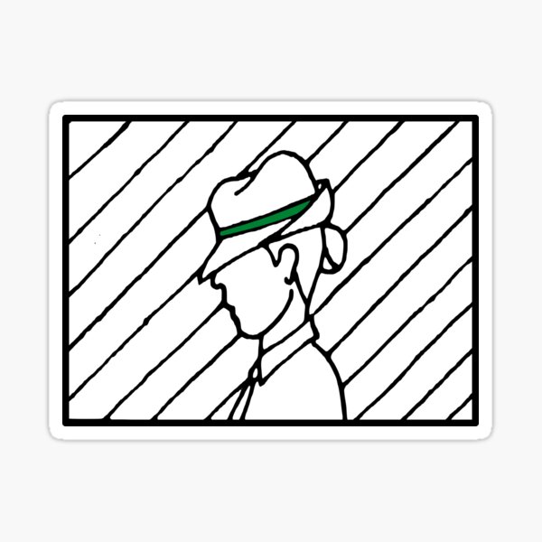 "Lady Detective" Sticker for Sale by A2Gretchen | Redbubble