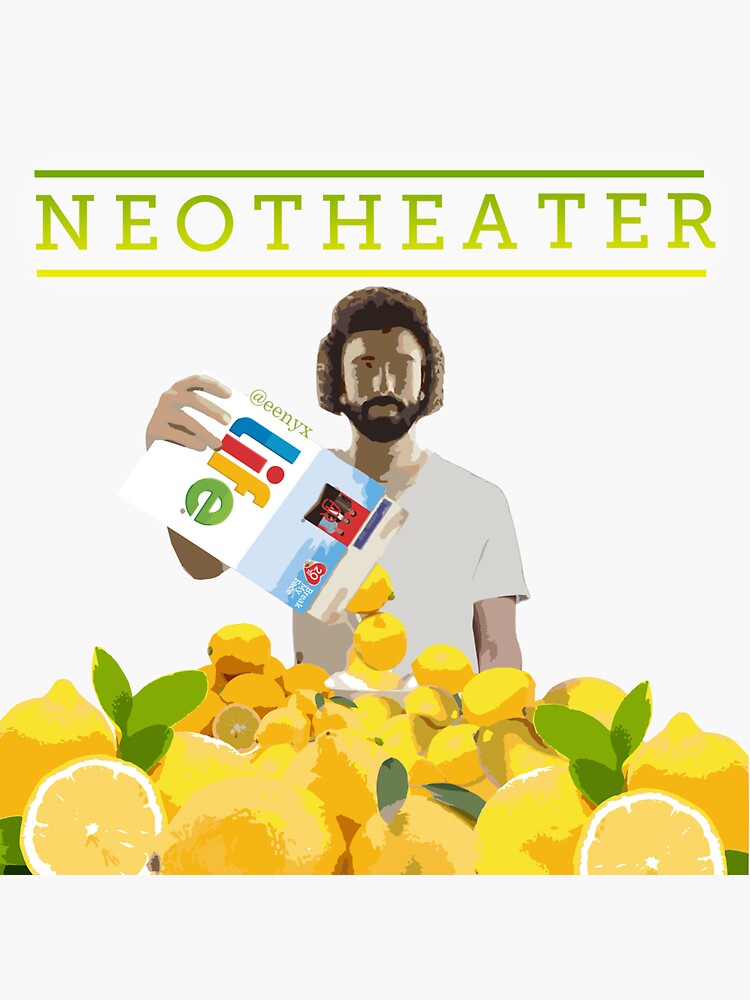 "Simplistic - Neotheater AJR "Life gives you lemons"" Sticker for Sale ...
