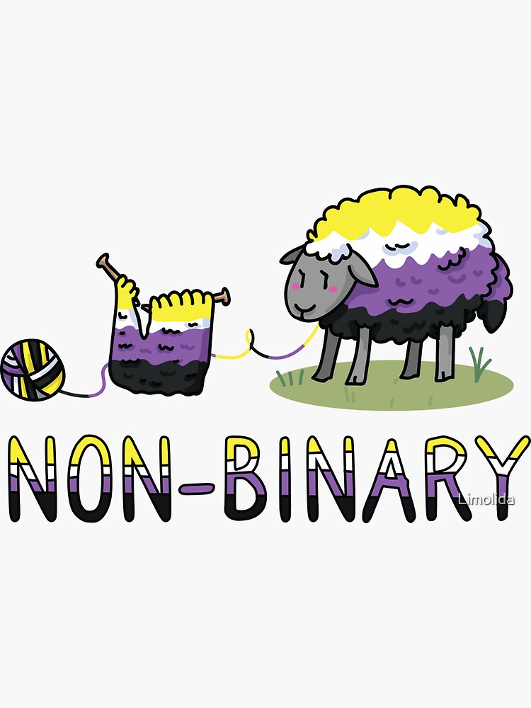 "Cute non binary fluffy sheep cartoon vector illustration motif set ...