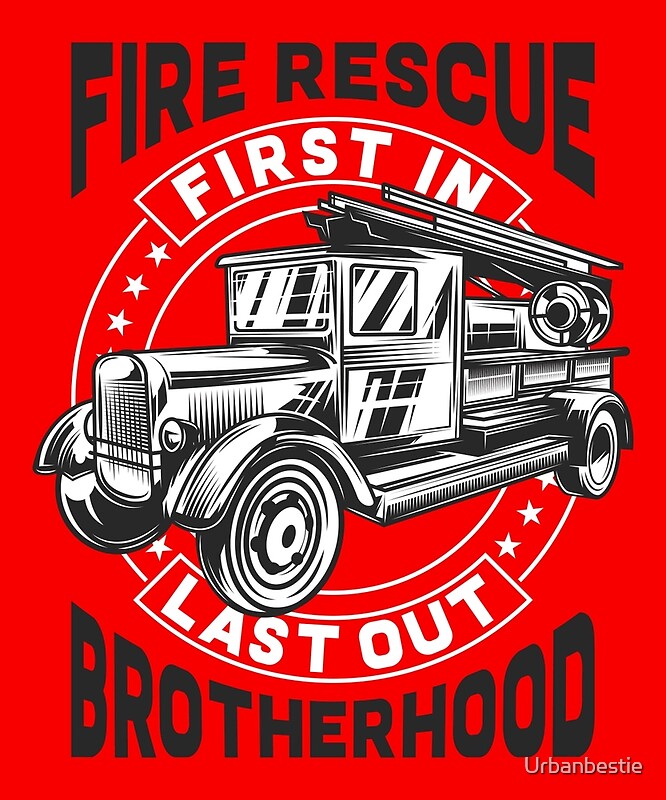 "Firefighter Brotherhood vintage" by Urbanbestie | Redbubble