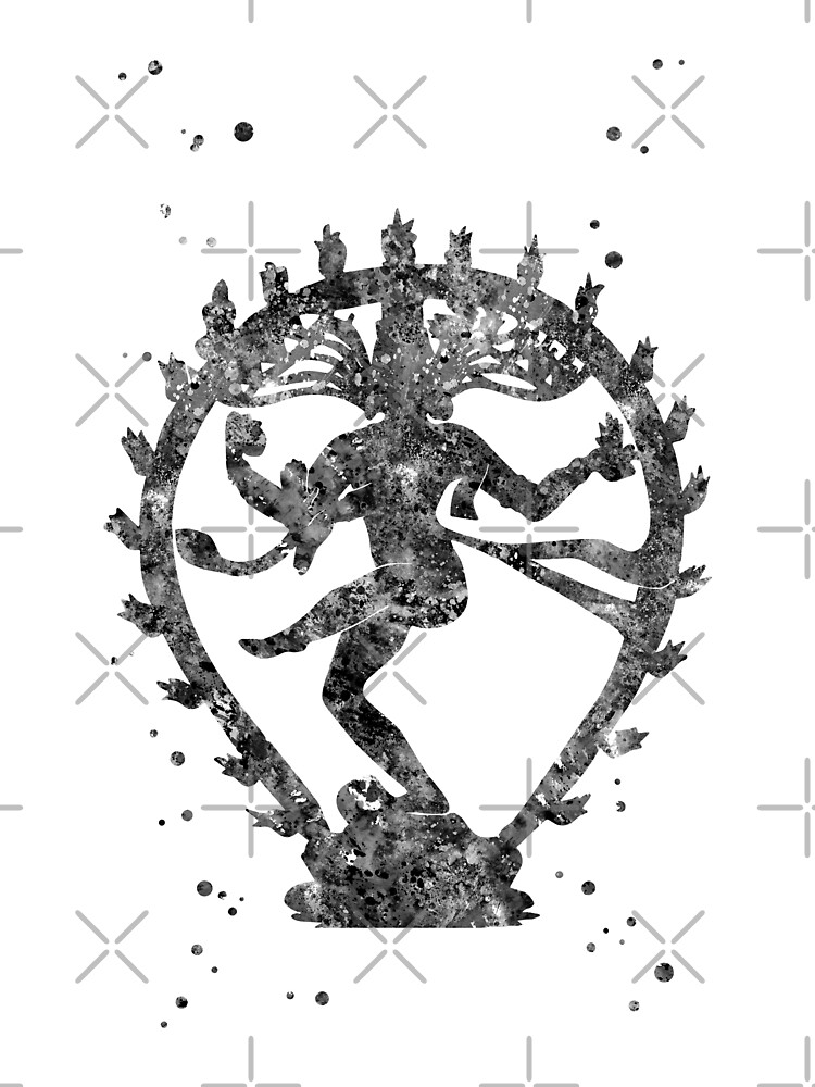 "Nataraja, Shiva, the lord of dance, watercolor Shiva, Lord Shiva" by ...