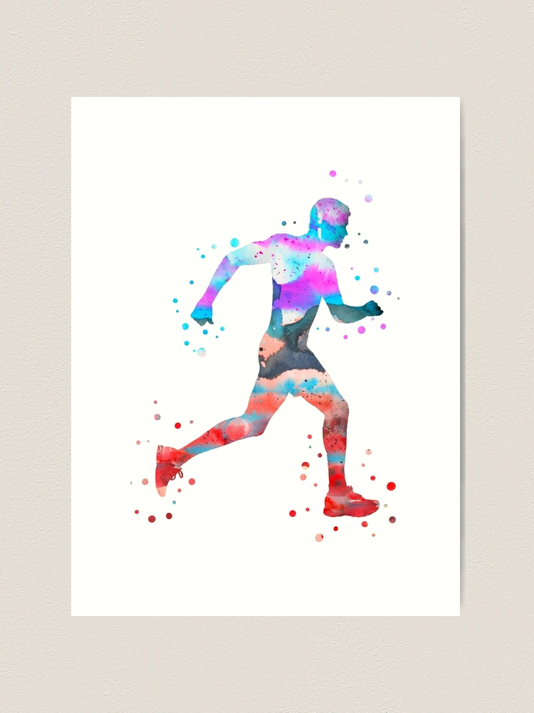 Running Man Painting