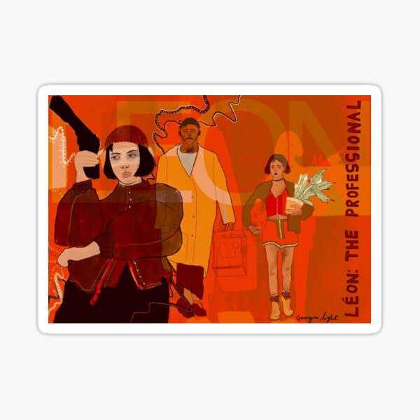 "Léon: The Professional" Sticker for Sale by GeorgiaLight | Redbubble