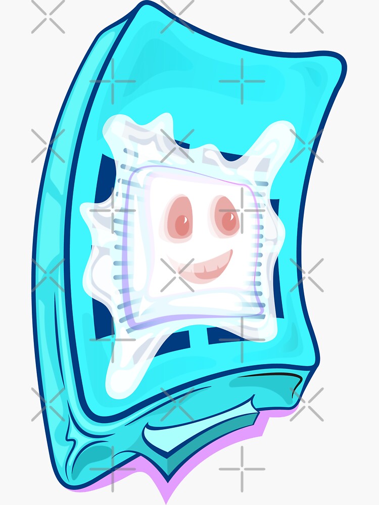 "Histology Funny Happy Face Cartoon of Block Embedding Sample" Sticker ...