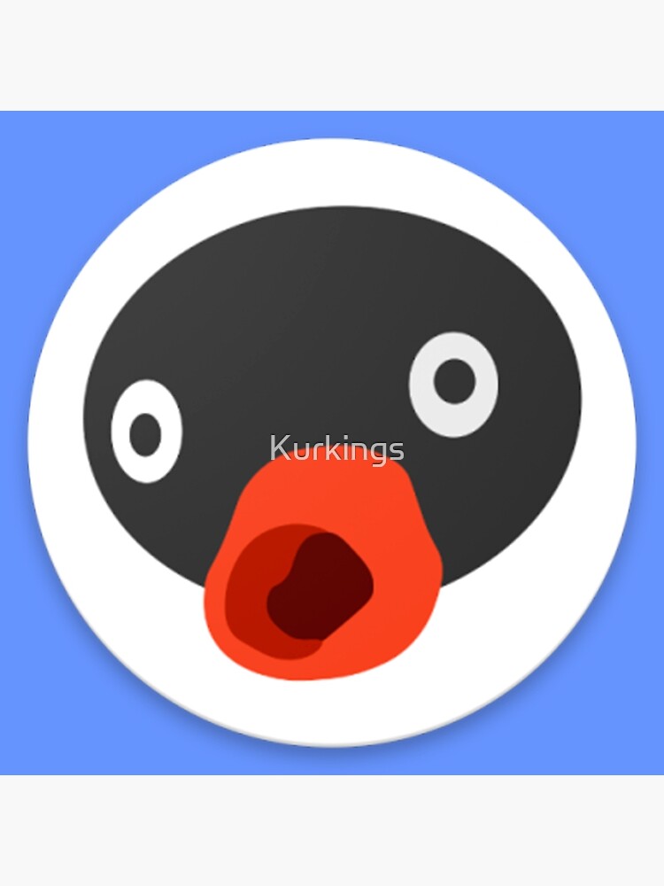 "Pingu Face" Poster by Kurkings | Redbubble