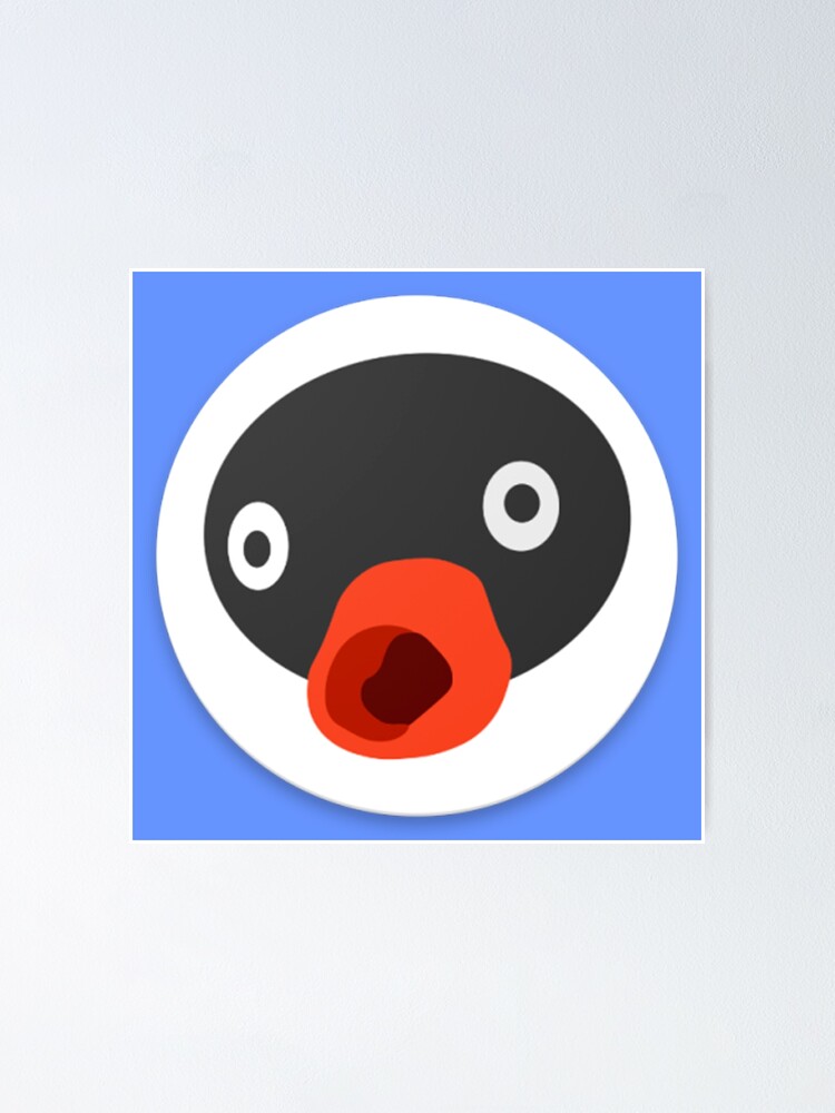 "Pingu Face" Poster by Kurkings | Redbubble