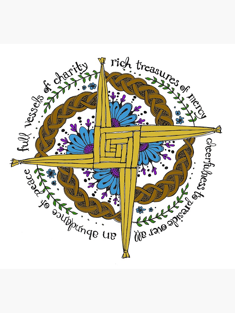 "St. Brigid's Cross" Sticker by bondglassdesign | Redbubble