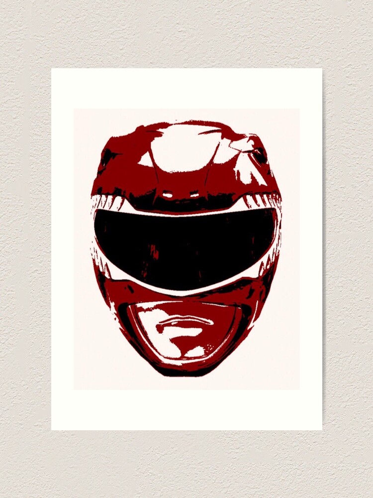 "Red Ranger " Art Print by clarkarts24 | Redbubble