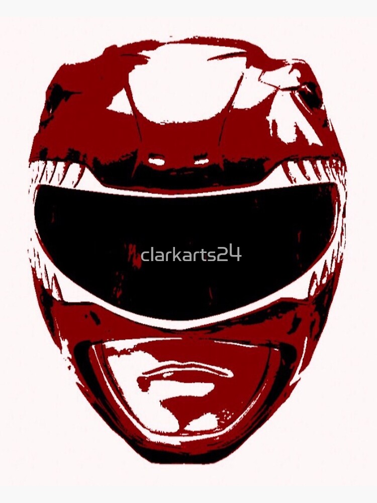 "Red Ranger " Art Print by clarkarts24 | Redbubble