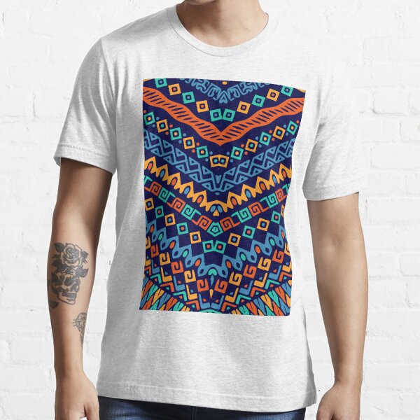 "Aztec Tribal pattern mexican" T-shirt for Sale by edleon | Redbubble ...
