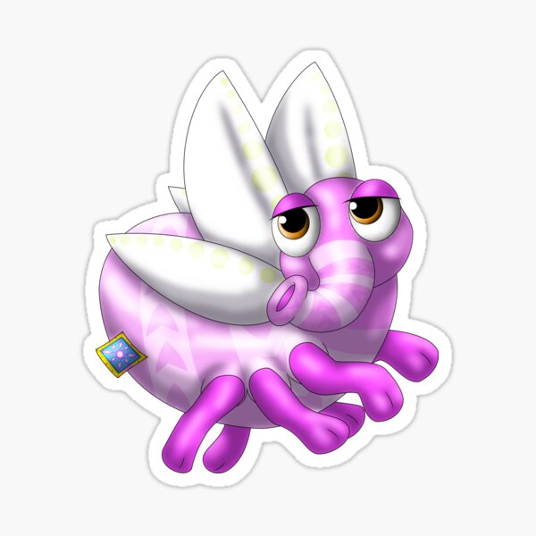 "Taffly: Pink" Sticker for Sale by spyroid101 | Redbubble