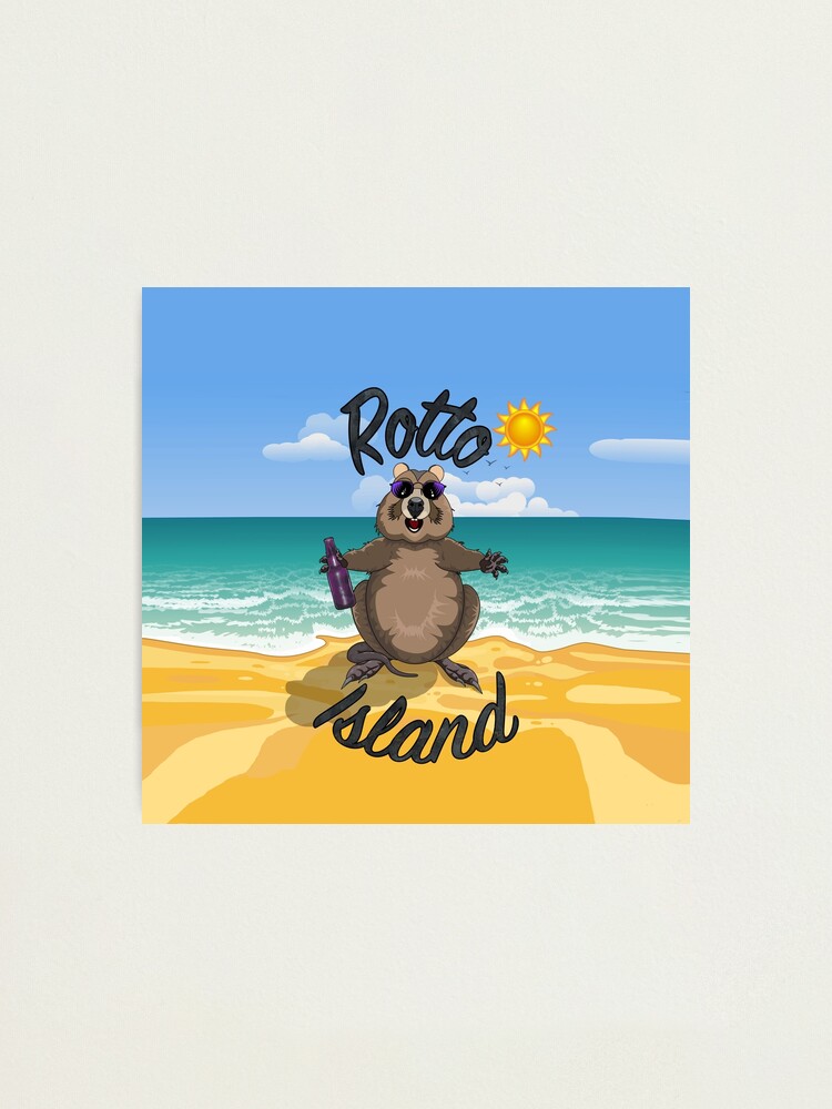 Impression photo « Rotto Island - Rottnest Island Quokka sur la plage ...