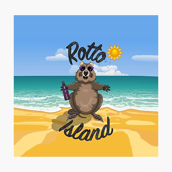 Impression photo « Rotto Island - Rottnest Island Quokka sur la plage ...