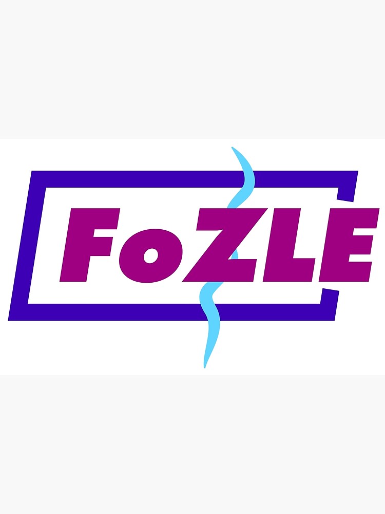 "FoZLE fake tech logo" Poster for Sale by beccaooo | Redbubble