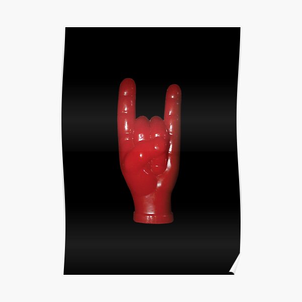 "Italian Hand Corna / Corno / Mano Cornuta Malocchio " Poster by ...