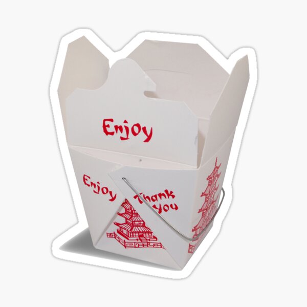 "Chinese Take Out" Sticker for Sale by bongofury | Redbubble