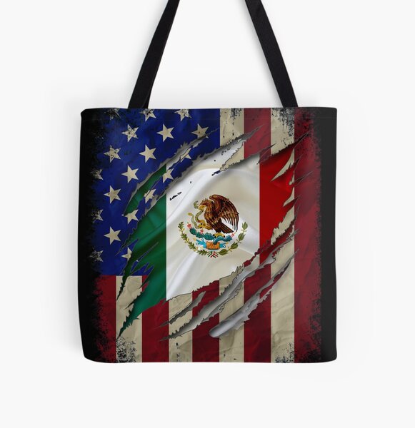 "Proud Mexican American - American Flag with the Mexican Flag inside ...