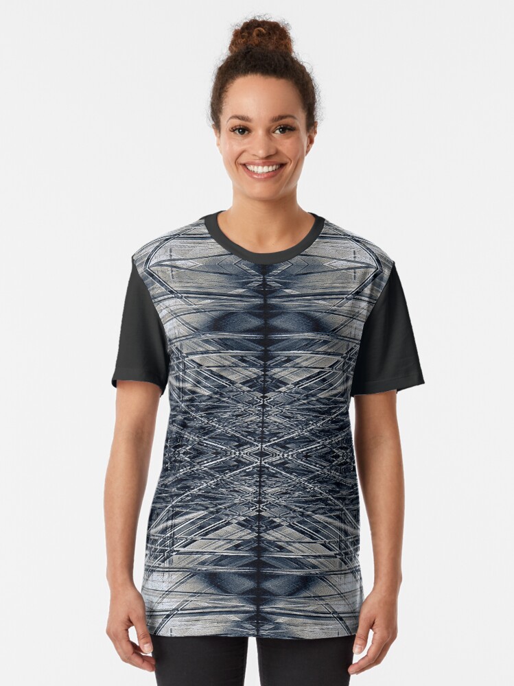 "Abstract futuristic pattern" Graphic T-Shirt for Sale by steveball ...