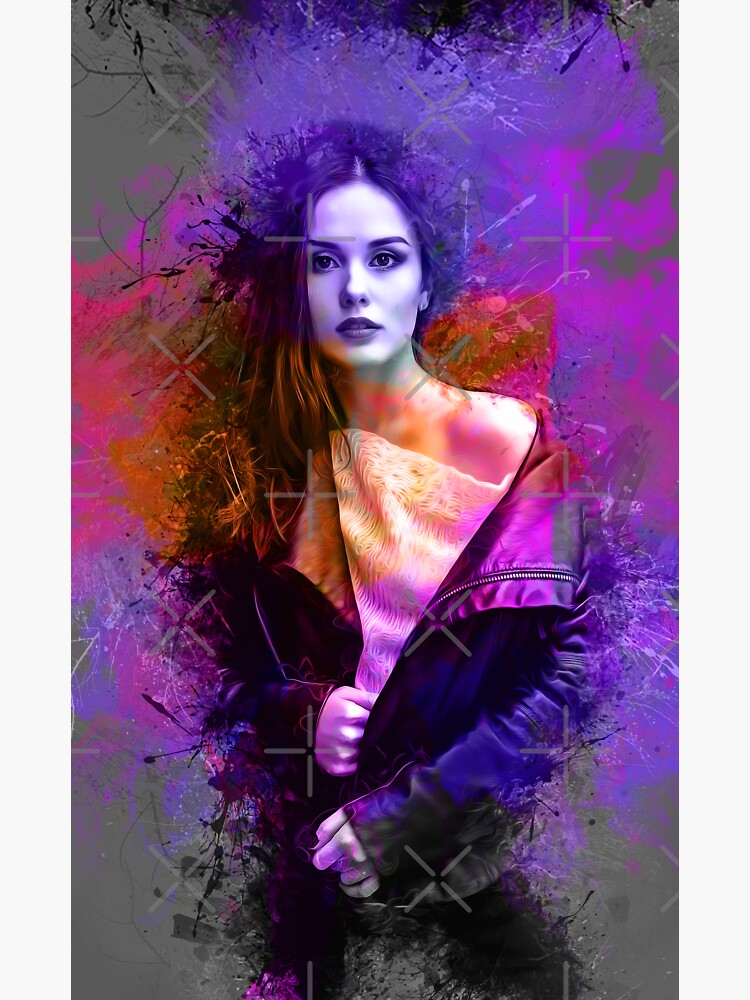 "LADY INK " Sticker for Sale by johnnyssandart | Redbubble