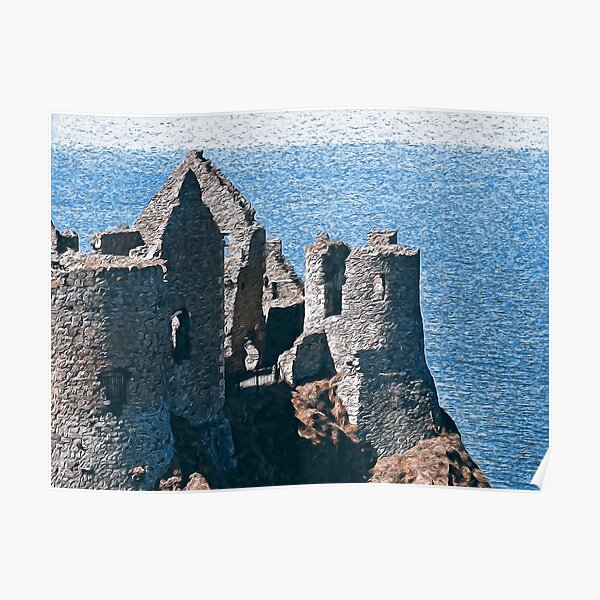 "Dunluce Castle" Poster by ErianAndre | Redbubble