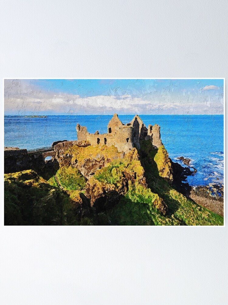 "Dunluce Castle" Poster by ErianAndre | Redbubble