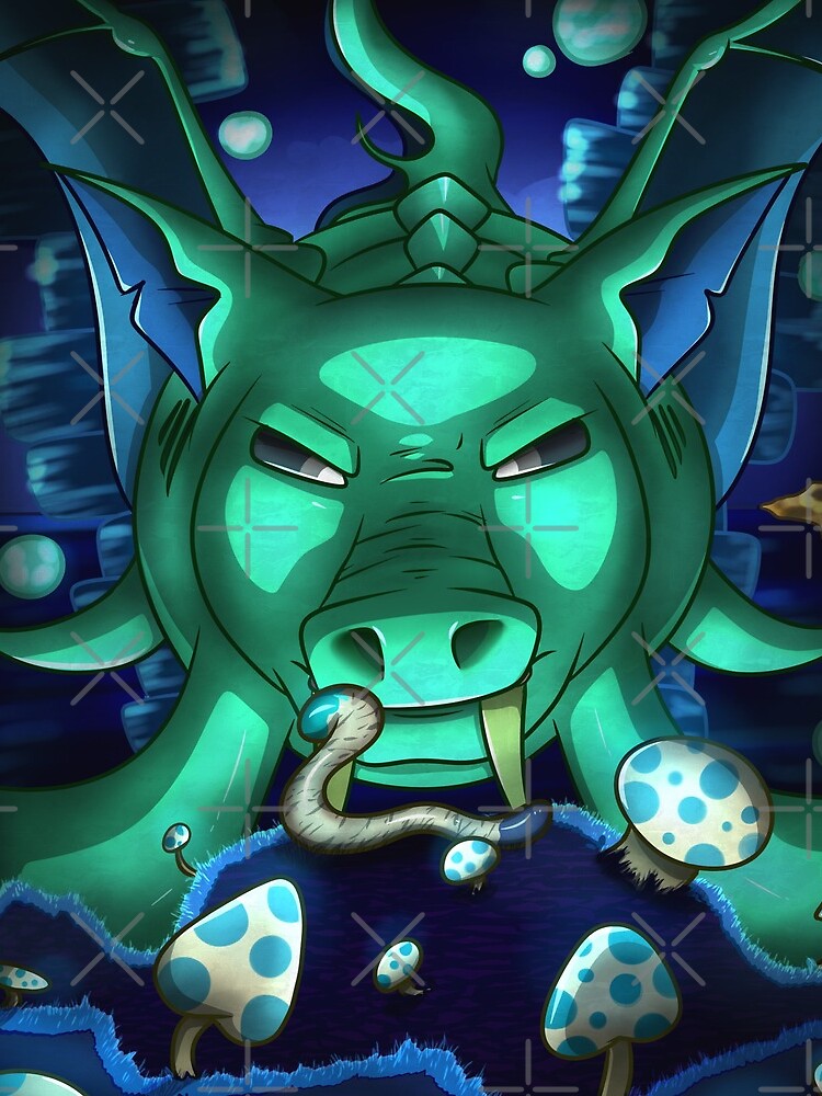 "Duke Fishron- Terrarias" Drawstring Bag for Sale by Bettypico | Redbubble