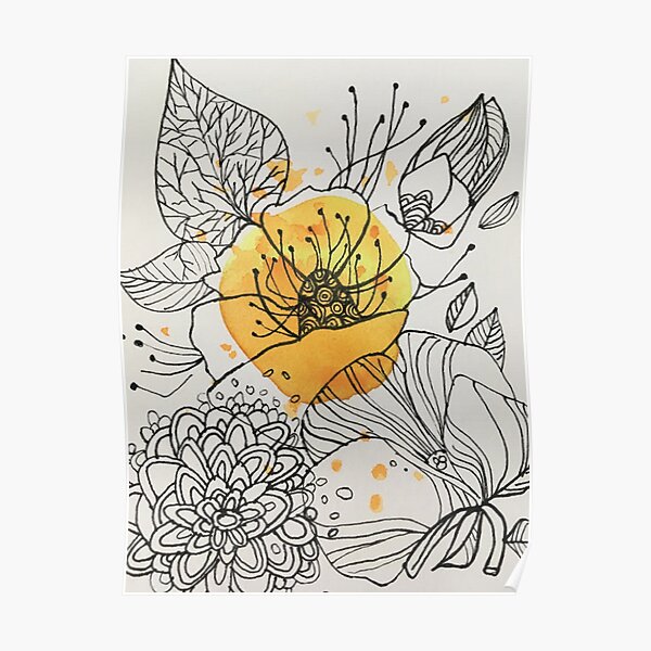 "Doodle Freedom!" Poster by Bohemi-Ann | Redbubble