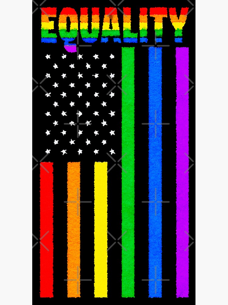 "Equality Flag - Watercolor" Sticker for Sale by StillMeadow | Redbubble