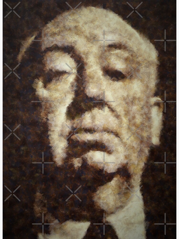 "Sir Alfred Hitchcock" Sticker by ryanrad7 | Redbubble