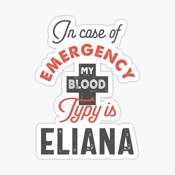 "Eliana Name" Sticker for Sale by cidolopez | Redbubble