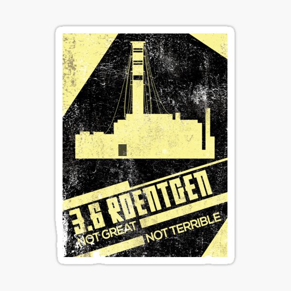"Chernobyl - HBO Show" Sticker for Sale by Scum-N-Villany | Redbubble