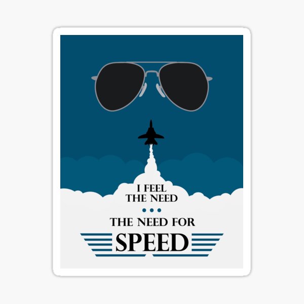 "Top Gun" Sticker for Sale by KatieJoDesigns | Redbubble