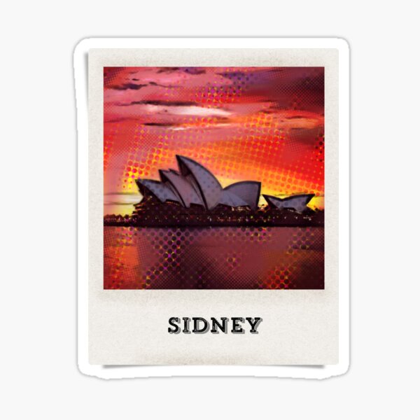 "Sidney " Sticker by bubbliciousart | Redbubble