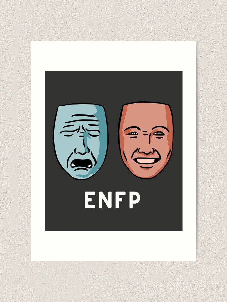 "ENFP MBTI (Myers Briggs Campaigner)" Art Print by isstgeschichte ...