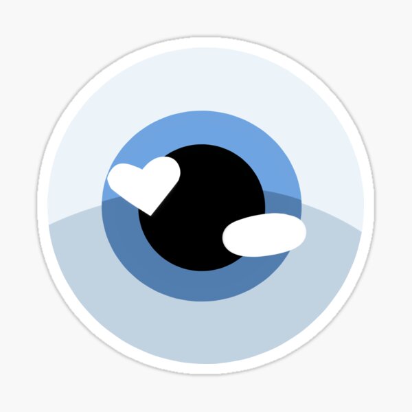 "Eyeball" Sticker for Sale by Mohost | Redbubble