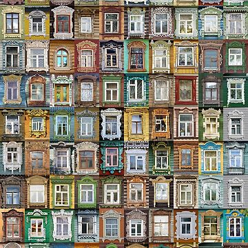 "Russian Windows" Sticker for Sale by Montage-Madness | Redbubble