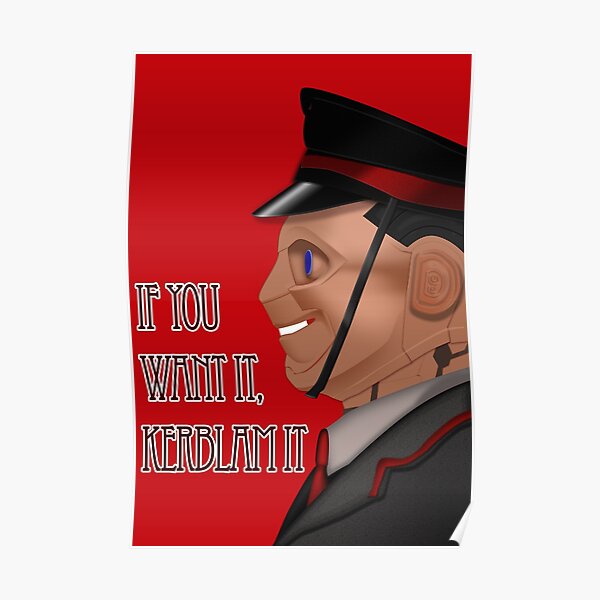 "Kerblam man" Poster by mime666 | Redbubble
