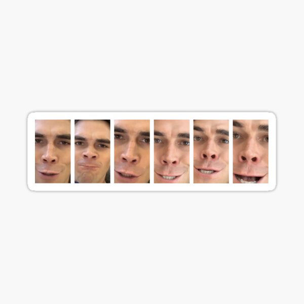 "KJ Apa - Funny Faces" Sticker for Sale by alinevoight | Redbubble