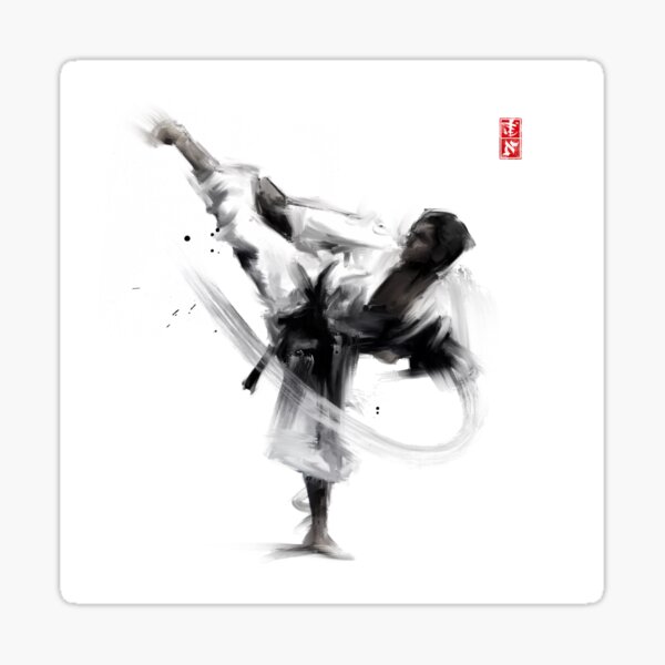 "Sensei " Sticker for Sale by ILYO-art | Redbubble