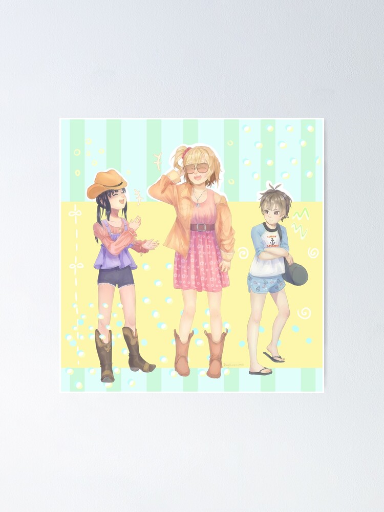 "pals" Poster for Sale by Daykuronuma | Redbubble