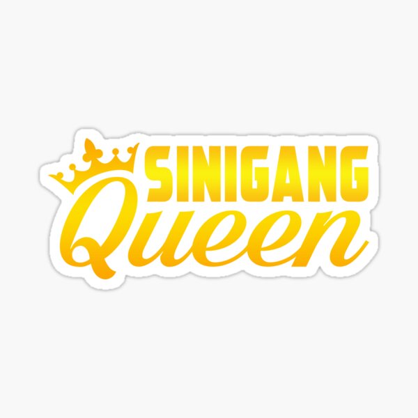 "Sinigang Queen Pinoy Food Gift Design" Sticker by lois7eunice | Redbubble